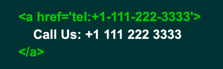 How To Add A Click To Call Link To Your Websites This Call Button